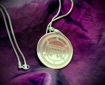 Hand-Crafted Sterling Silver Sigil of the Spirit Orobas - Dæmonic ...