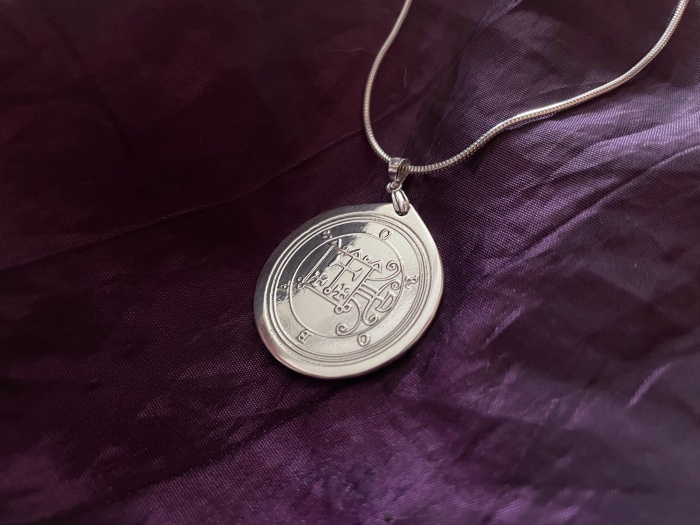 Hand-Crafted Sterling Silver Sigil of the Spirit Orobas - Dæmonic ...